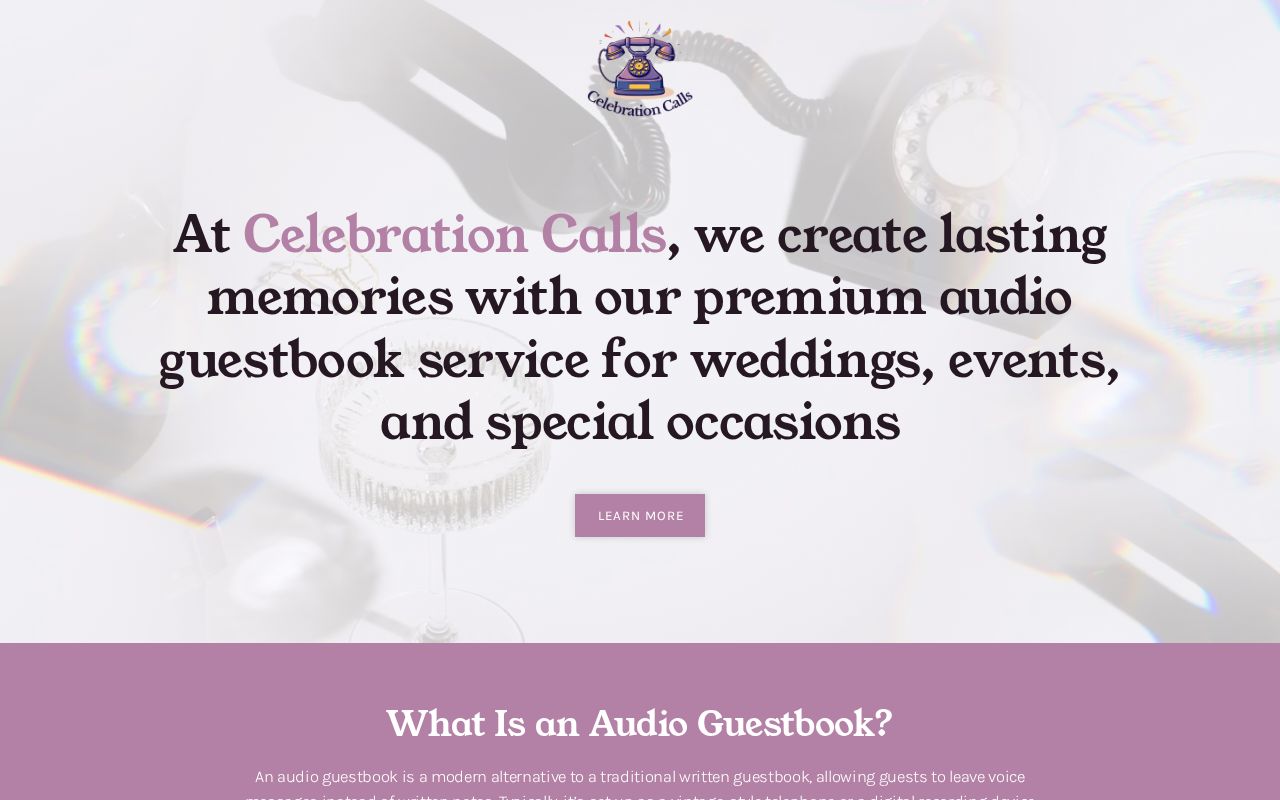 Celebration Calls | Capture Your Special Moments with Audio Messages
